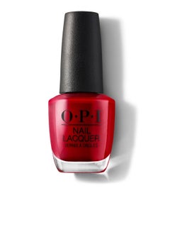 OPI OPI Nail Lacquer - Red Hot Rio (15ml), Bold Classic Red, High-Shine ...