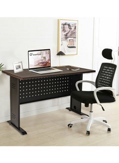 RIGID RIGID Heavy Duty Desk with Extra Strong Legs Table top Walnut ...