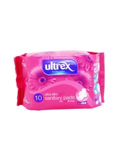 ultrex Ultra Slim Sanitary Pads with Wings, Pack of 10 UAE | Dubai, Abu ...
