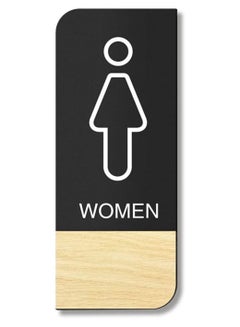 PARTNER Women Toilet Washroom Signage Door Sign Nameplate Backed ...