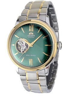 ORIENT ORIENT Green Dail Mechanical Two Tone Stainless Steel Watch for ...