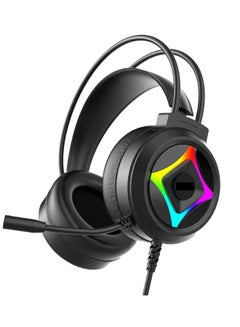 Generic G101 Gaming Headset with LED Backlight, 50mm Horn Drivers, PU ...