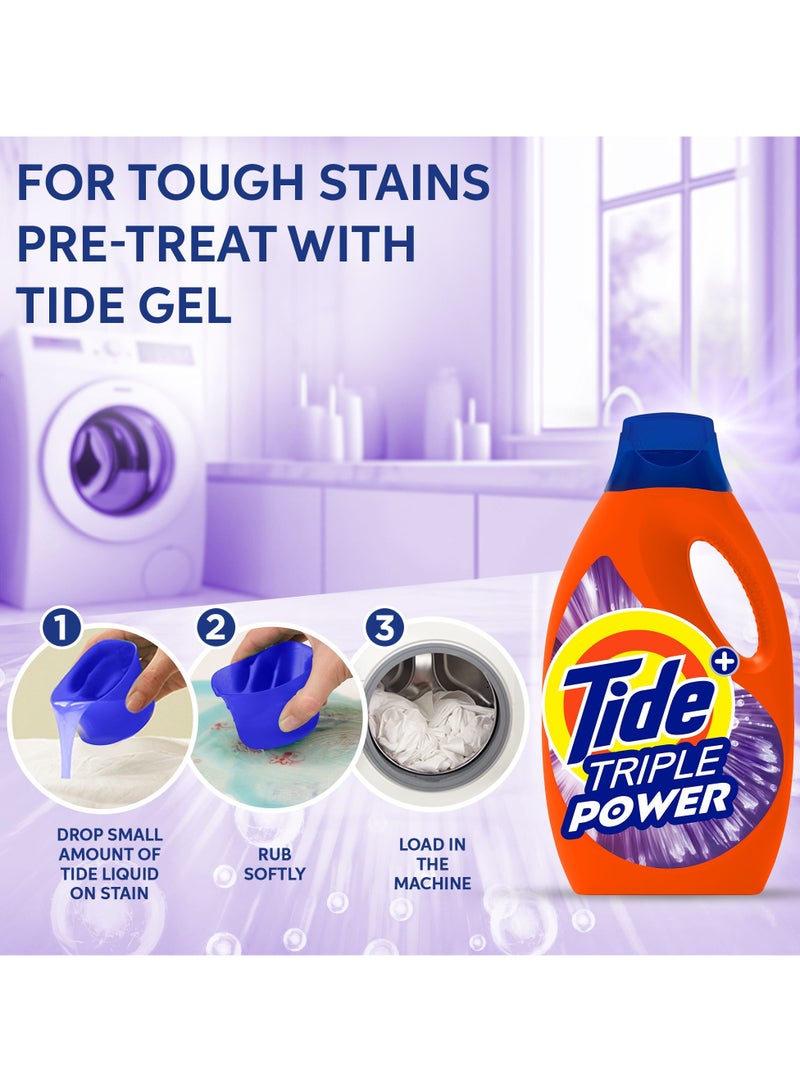 Buy Tide Lavender Fresh Laundry Detergent Power Gel Online | 15 Minutes ...
