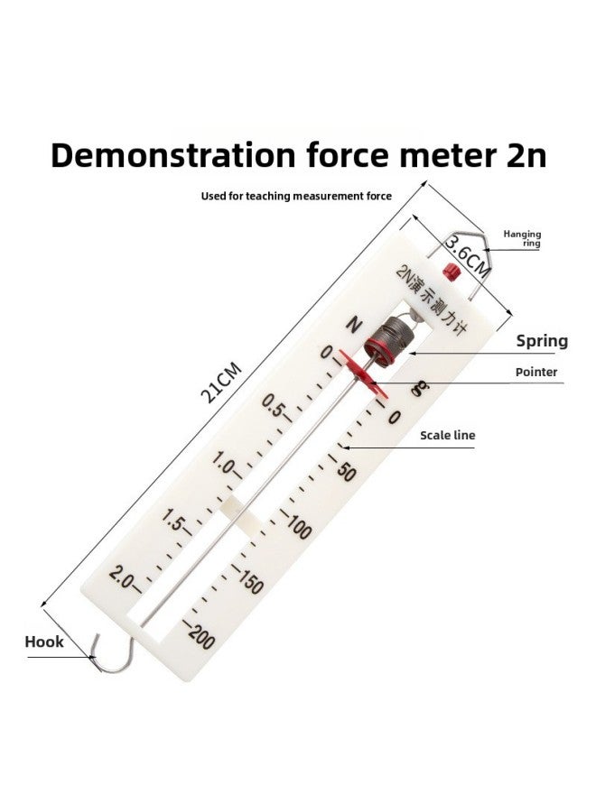 Generic Spring Dynamometer 5n1n2.5n10n Bar Box Student Bar Cylinder ...