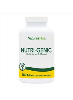Natures Plus Nutri-Genic Multivitamin - 180 Vegetarian Tablets - Hypo ...