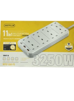 Digitplus Smart Timer Power Strip 11in1 with 1 20W USB-C PD and 8 AC ...