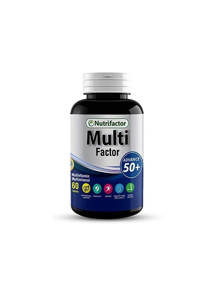 Nutrifactor Nutrifactor Multifactor Advance 50 Plus Multivitamin ...