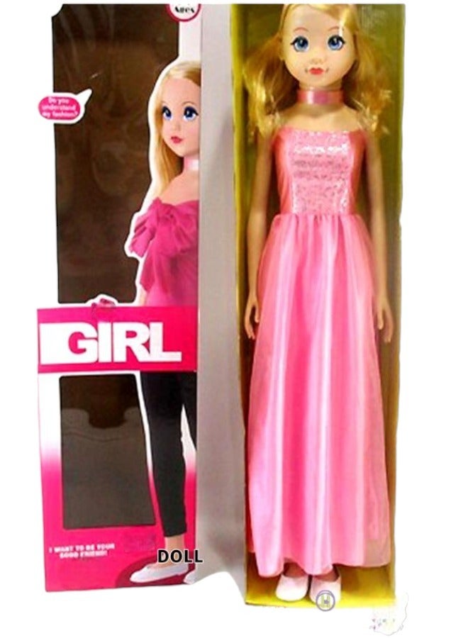Toy Box Dream Girl Big Size Doll 100cm Pretend Play Fashion Doll For ...