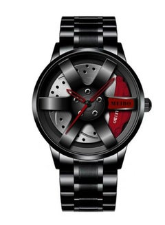 MEIBO Car Wheel Watch Stainless Steel Watch with Quartz Movement ...