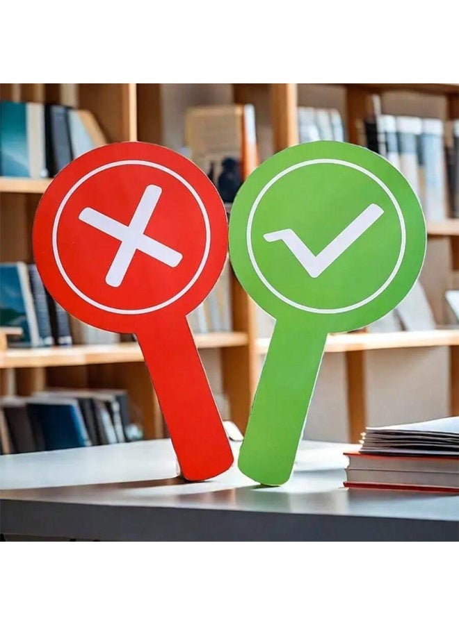 Generic 2pcs Classroom Voting Paddles Yes or No Answer Paddle for ...