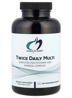 designs for health Twice Daily Multi 240 Vegetarian Capsules UAE ...