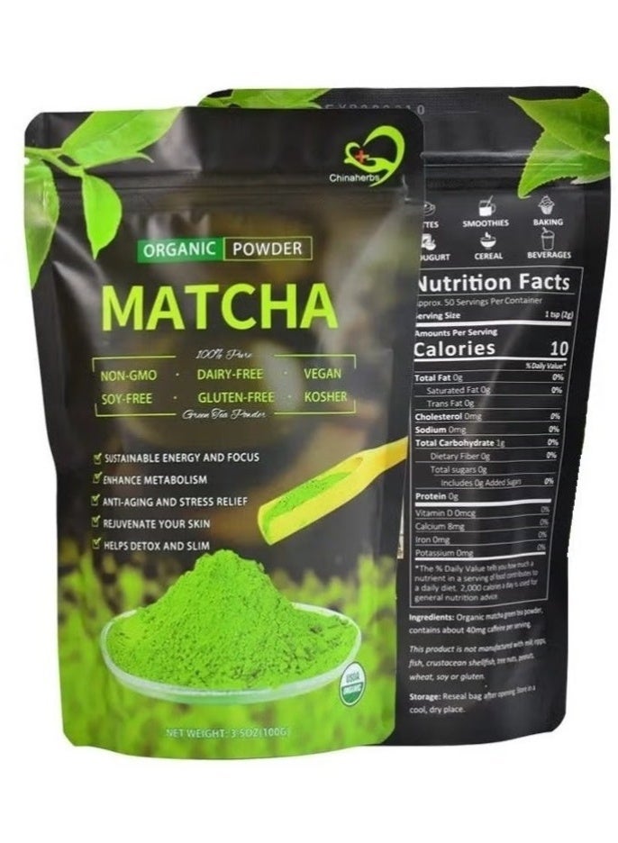 MATCHA Pure Matcha Powder, Organic Matcha Green Tea, Japanese Matcha ...