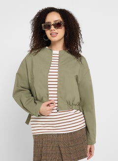 Ginger Cropped Bomber Jacket | Best Price UAE | Dubai, Abu Dhabi