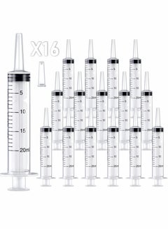 SYOSI 20ml Plastic Syringe, Large Syringes Tools for Liquid, Sterile ...