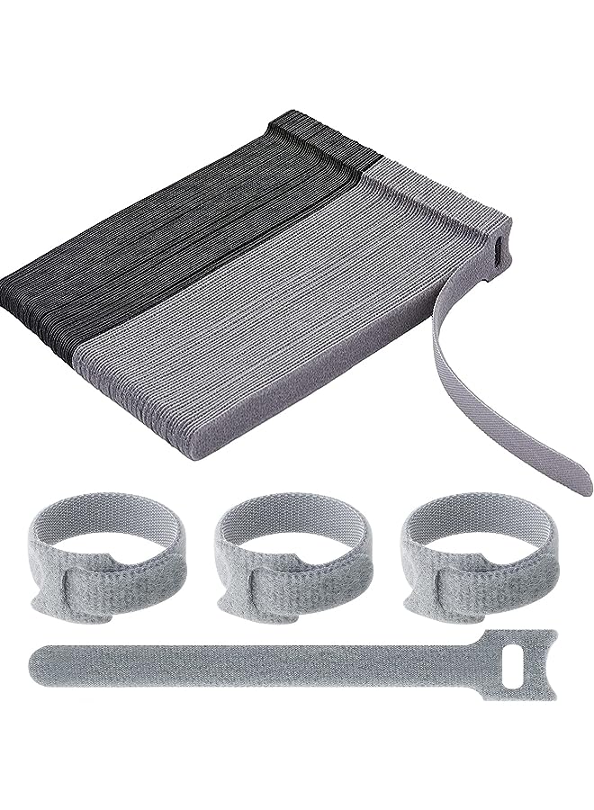 PYLCO SMART Cable Ties Adhesive Fastening Magic Strap Ties, Hook and ...