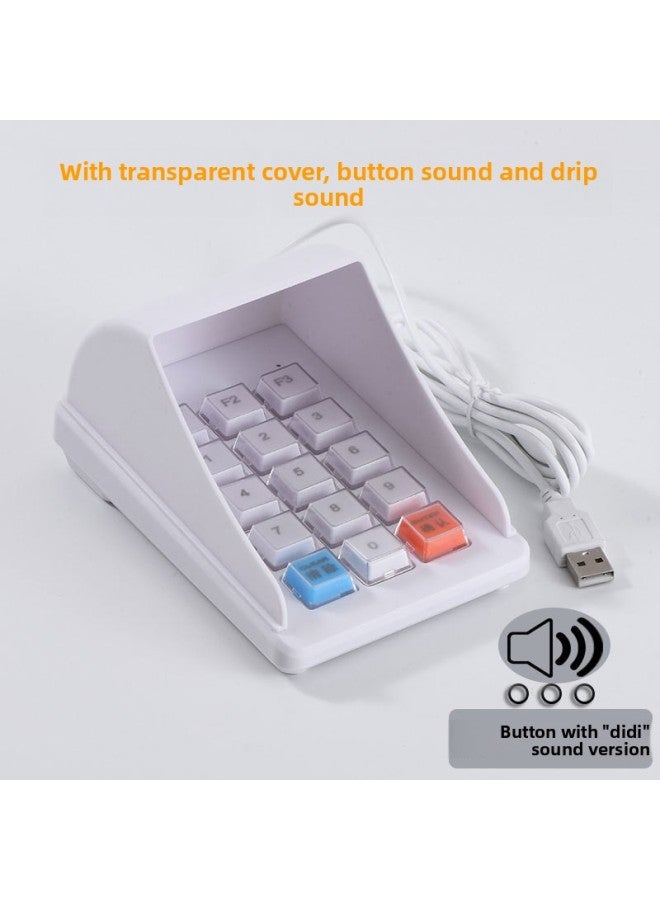 Generic Usb Numeric Keyboard Anti-peep Password Bank Wired External ...