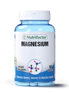 Nutrifactor Magnesium 500 mg - Supports Bone, Muscle, Nerve, and ...