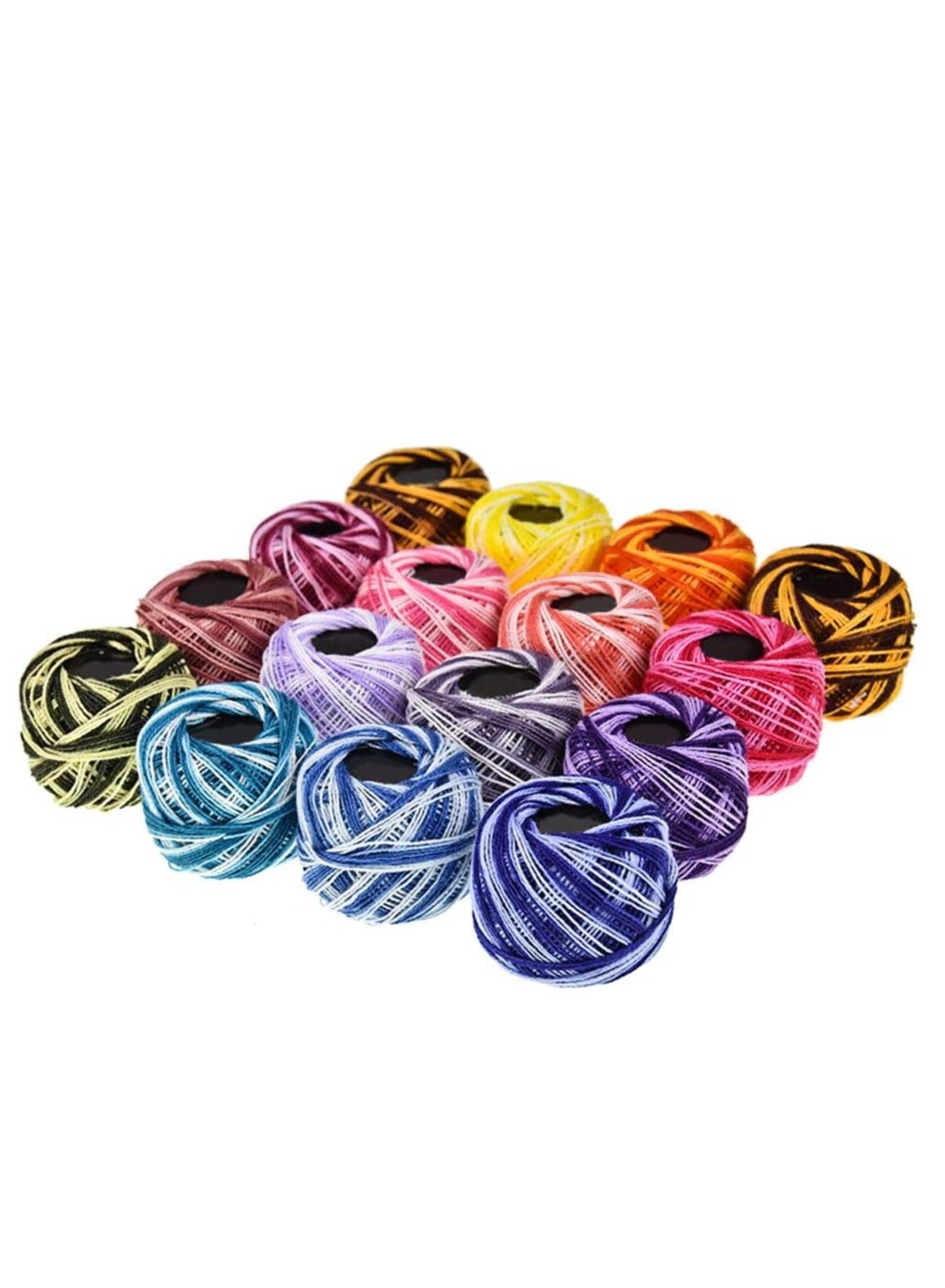 Generic Crochet threads for embroidery, assorted colors, knitting ...