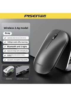 Generic Pinsheng Portable Wireless Mouse Bluetooth Dual-Mode 5.0 For ...
