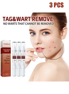 West&Month 3 Pcs Wipe Off Tags and Mole Remover, Skin Tag Remover ...