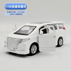 Generic 1/24 Alloy Toyota Alphard Model Large Toy Car1/36 elfa-white ...
