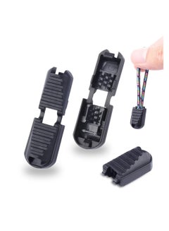 SYOSI 50 Pack Elastic Shoe Lace End Clips, Paracord Bungee Shoe String ...