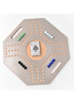 Jackaroo Jackaroo Board wood And Card Games Set With 16 Marble Stones ...