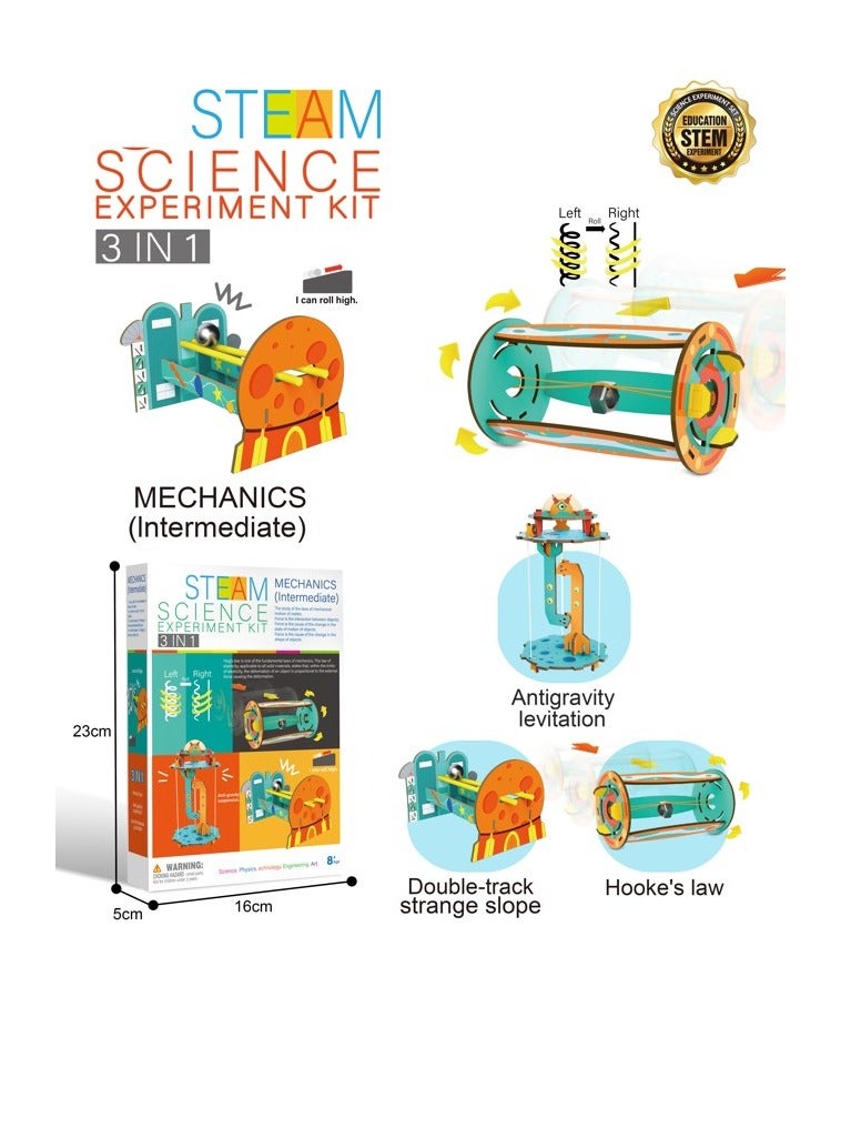 TOY GARDEN STEAM Science Experiment Kit – Mechanics Intermediate 3-in-1 ...