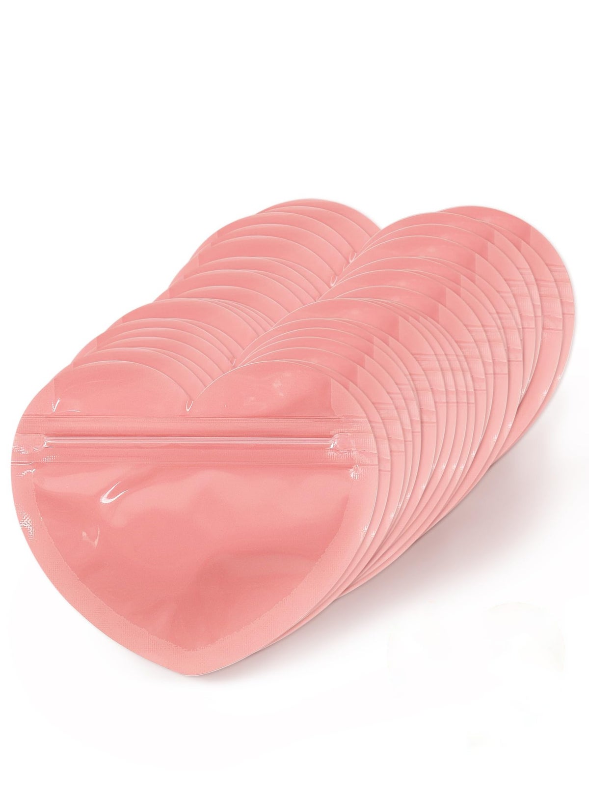 Excefore 100 Pack Heart Shaped Small Bags, Jewelry Bags Clear Mylar ...