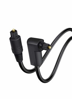 Excefore 90 Degree Optical Audio Cable, Slim Digital SPDIF Audio ...