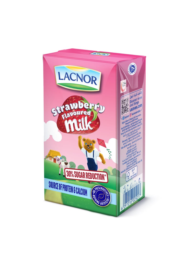 Buy Lacnor Strawberry Milk Online | 15 Minutes Instant Delivery ...