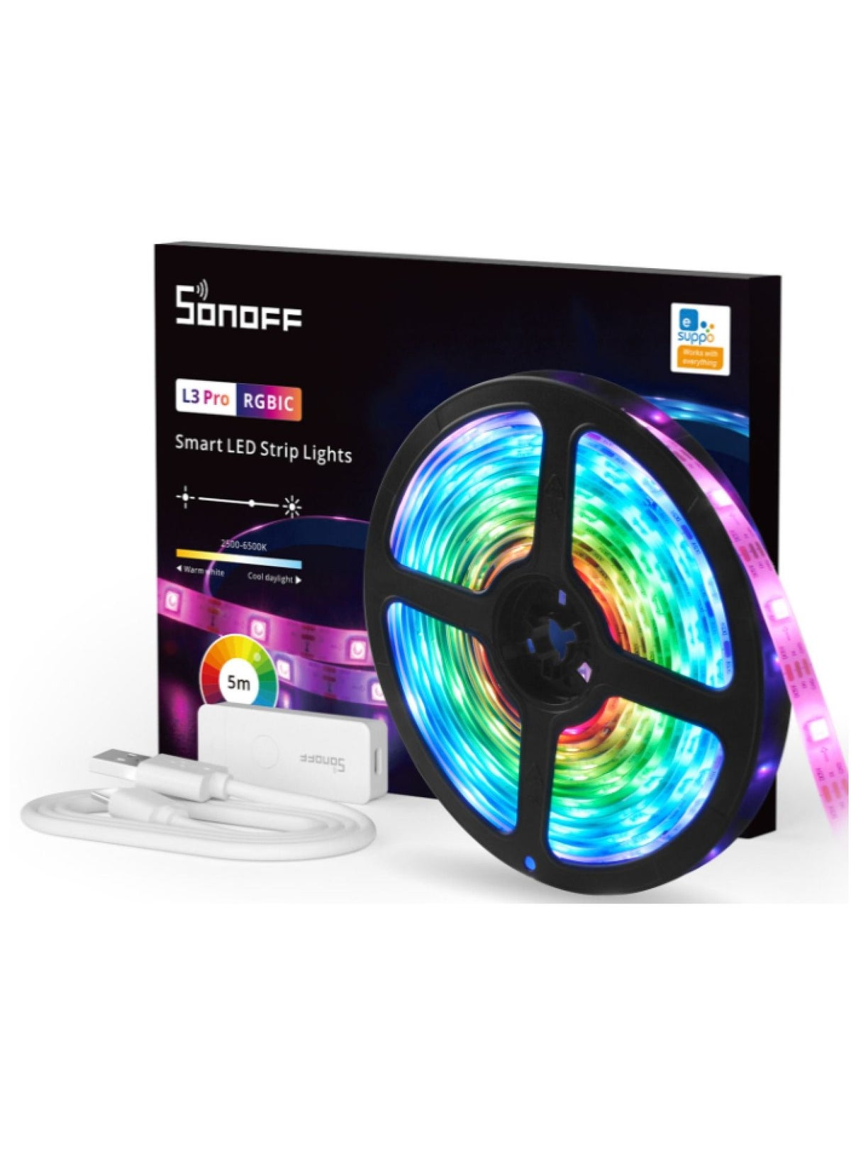 SONOFF Smart LED Strip Lights (RGBIC) - 5 Meters | Best Price Egypt | Cairo, Giza