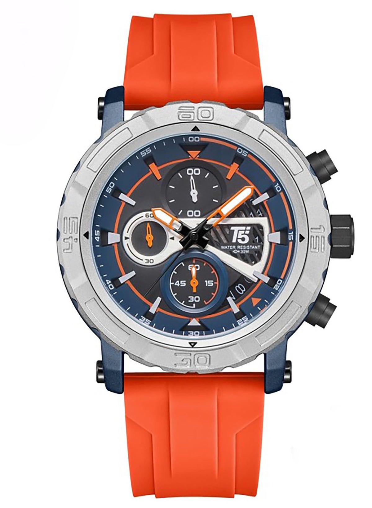 T5 T5 Men's Chronograph Silicone strap Watch | Best Price UAE | Dubai ...