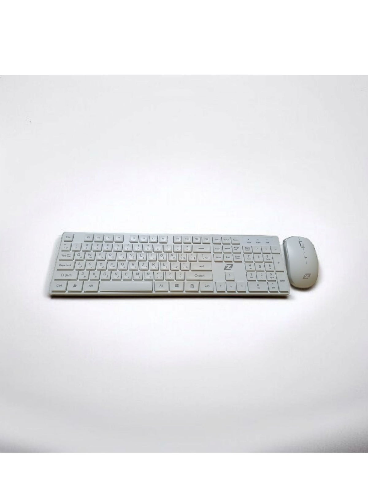 Zero KEYBOARD + MOUSE ZERO WIRELESS COMBO ENGLISH & ARABIC Model - ZR ...