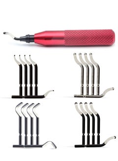 SYOSI Metal Deburring Tool with 20 Pieces Replacement Blades Assortment ...
