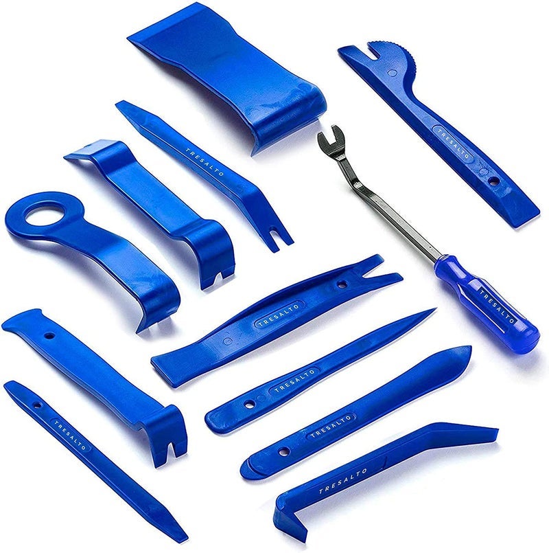 Tresalto Auto Trim Removal Tool Set - 12pcs (No Scratch Plastic Pry Kit ...