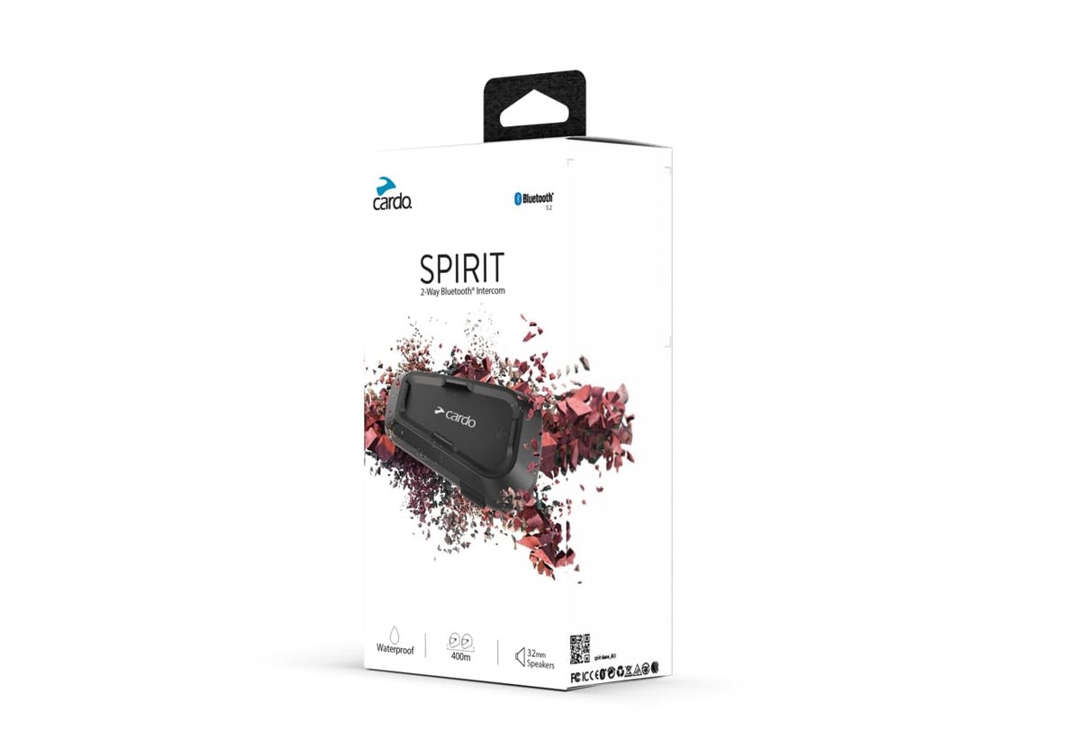 Cardo Cardo Systems Spirit Motorcycle Bluetooth Communication Headset ...