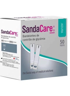 SandaCare Sandra Care Blood Sugar Strips 50 Strips - High Accuracy in ...