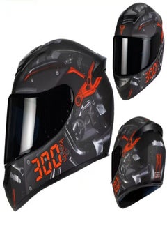 Generic Motorcycle Helmet Full Face Cover Protective Gear Motorbike ...