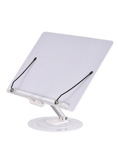 Generic Desktop Book Stand for Reading with 360° Rotating Base & Page ...