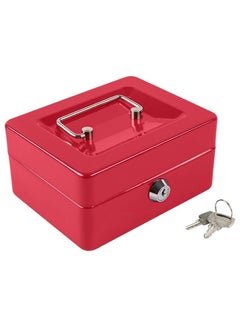 Generic Cash Box Steel Register with Tray and Lock Durable Portable ...