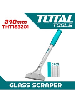 تسوق توتال ومكشطة زجاج 310 مم مكشطة معدنية مع 5 شفرات احتياطية إجمالي ...