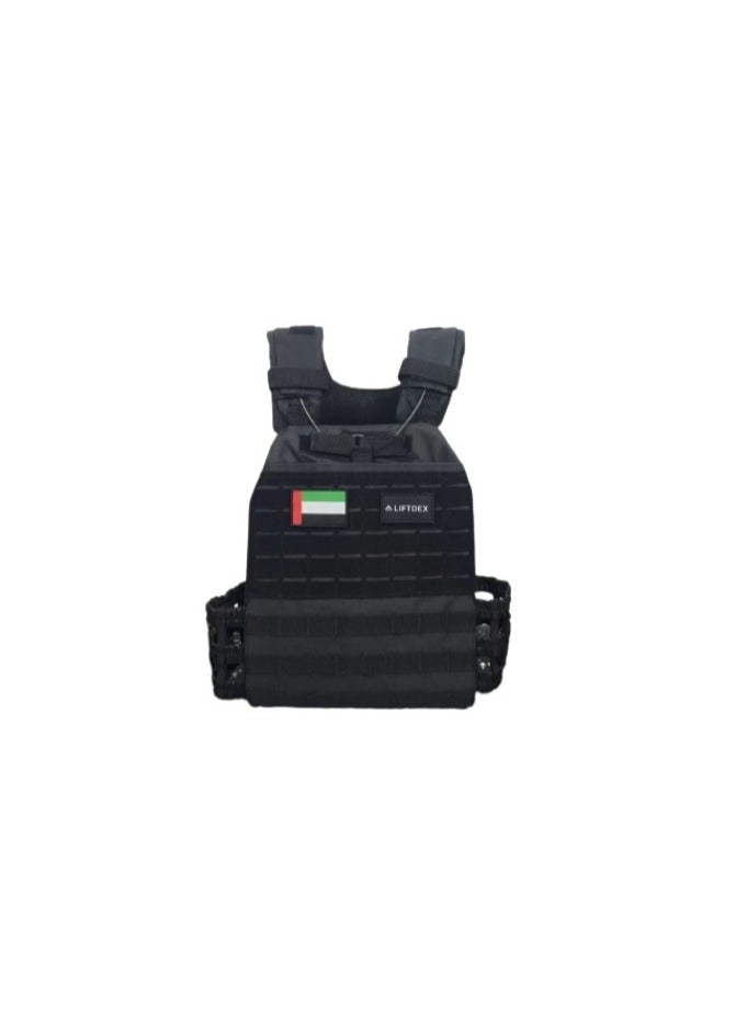 LIFTDEX Multipurpose Wear Tactical Vest Universal Size Black - 14 ...