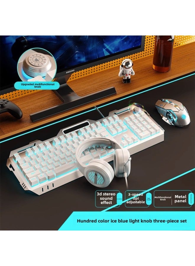 تسوق Generic وEweadn GX810 Mechanical Gaming Keyboard Mouse Headset Set With Knob For Notebook ...