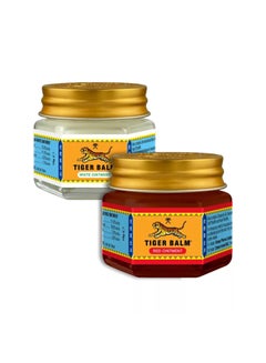Tiger Balm Tiger Balm Red Ointment 19g & White Ointment 19g Bundle UAE ...