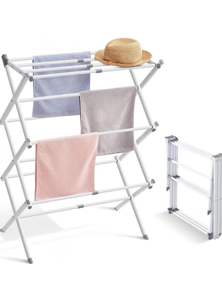 Alissa Portable Folding Adjustable Clothes Drying Rack, Clothes Rack ...