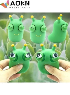 WAOKN 5 in 1 Creative Vegetable Worm Googly Eye Toy Decompression ...