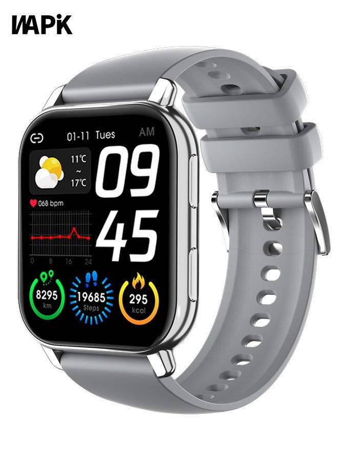 WAPIK Korean Brand P5S Smart Watch,Business Smartwatch,Waterproof Fitness Watch, Bluetooth ...