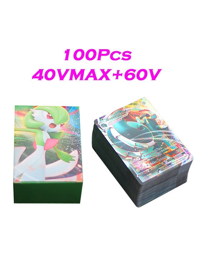 Generic 100pcs Cards Vmax Assorted Cards TCG Card Packs Ultra Rare ...