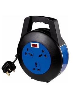 Alissa 5M Retractable 3-Way Extension Cord Reel with Power Button ...